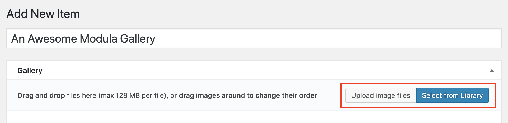 How To Create an Image Gallery in WordPress