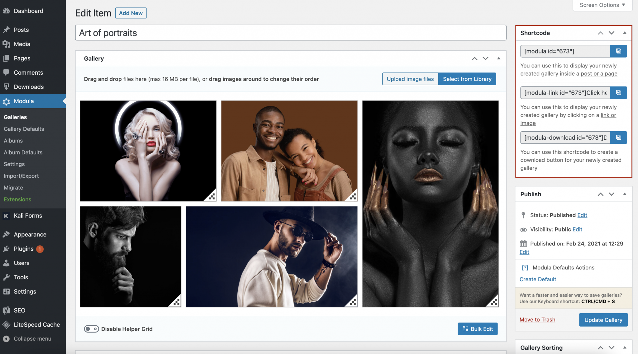 How To Make a Custom Grid Gallery in WordPress