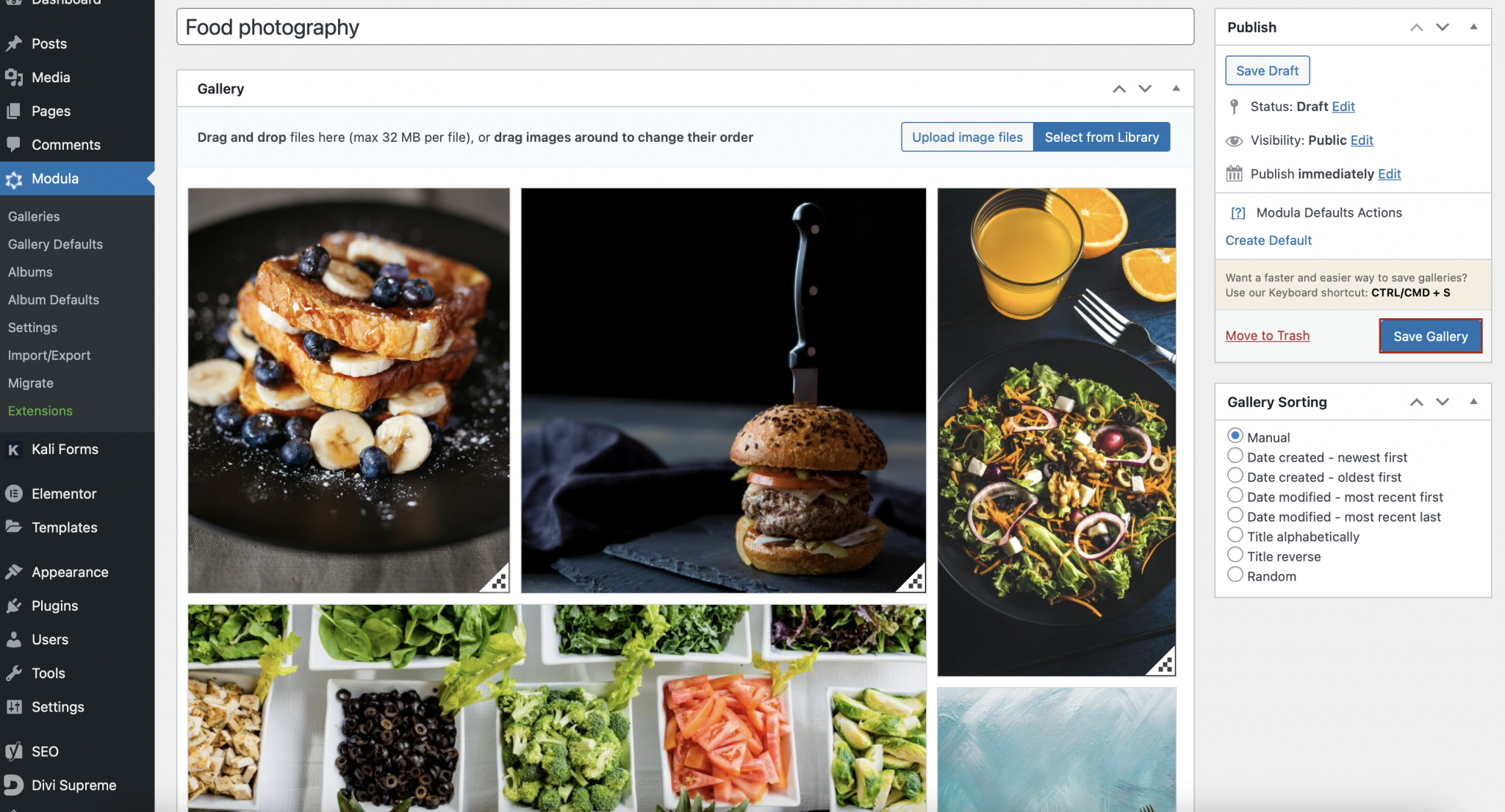 How To Add A Photo Gallery In Elementor Using Modula