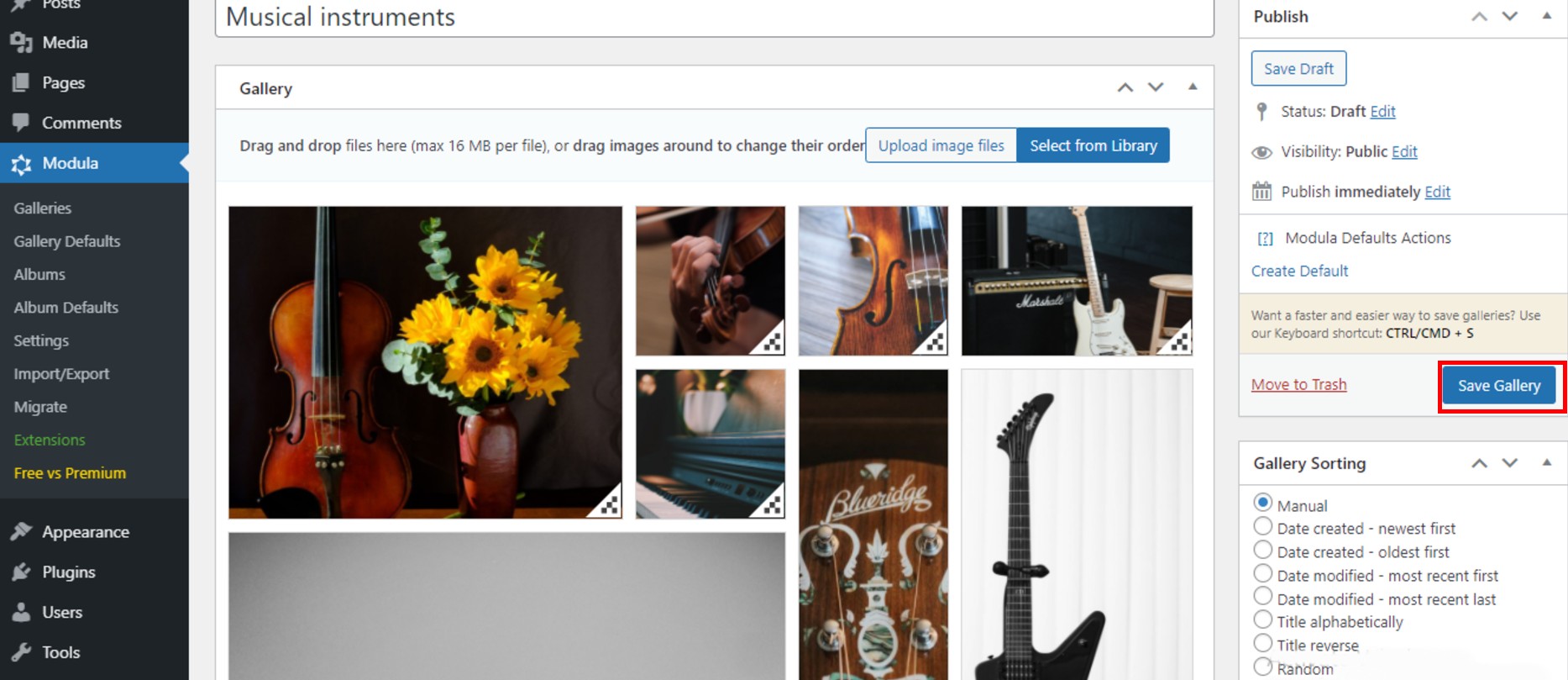 How To Create Password Protected Image Galleries Wordpress Modula