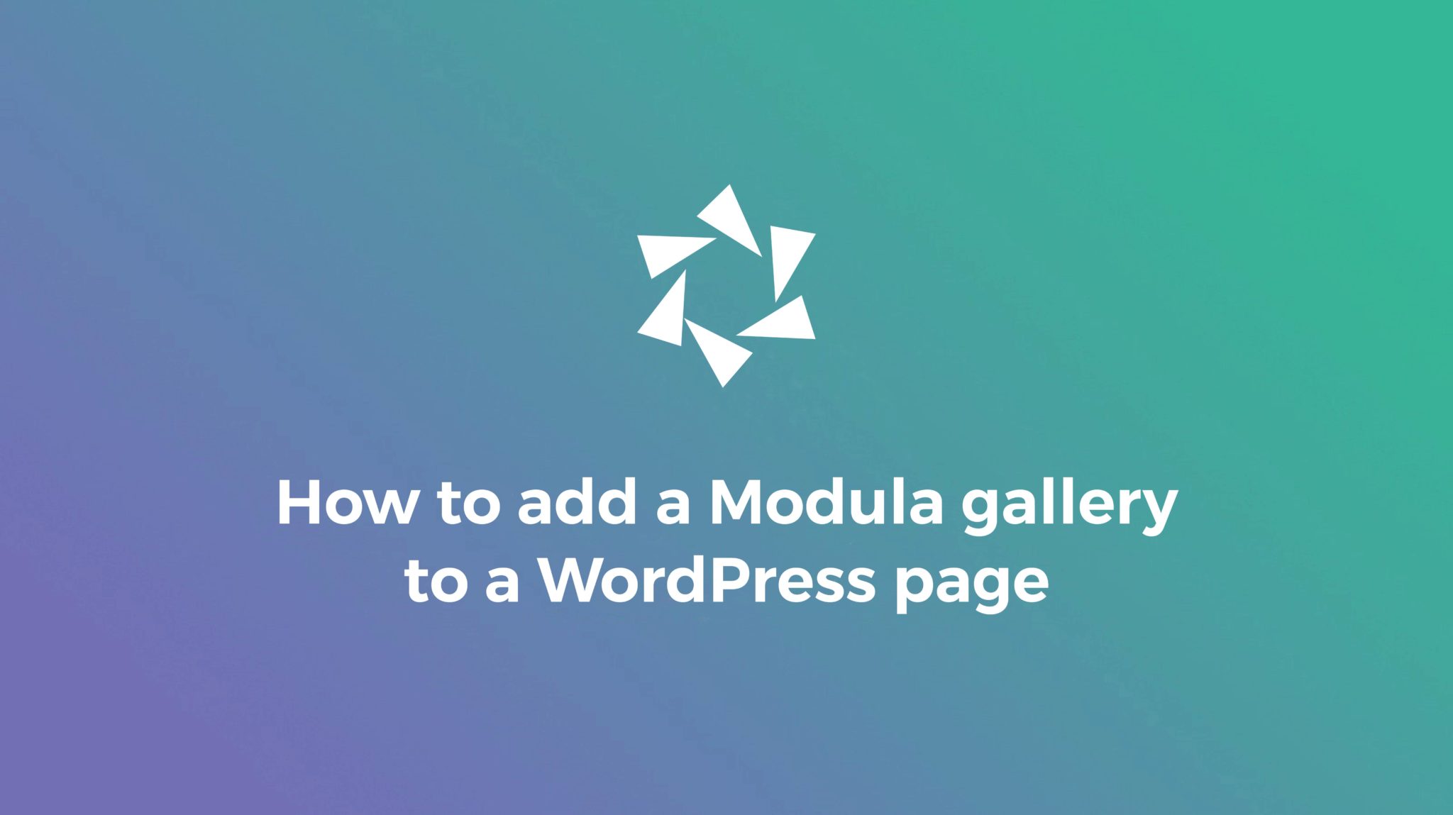 How To Add A Modula Gallery To A WordPress Post Or Page – Modula