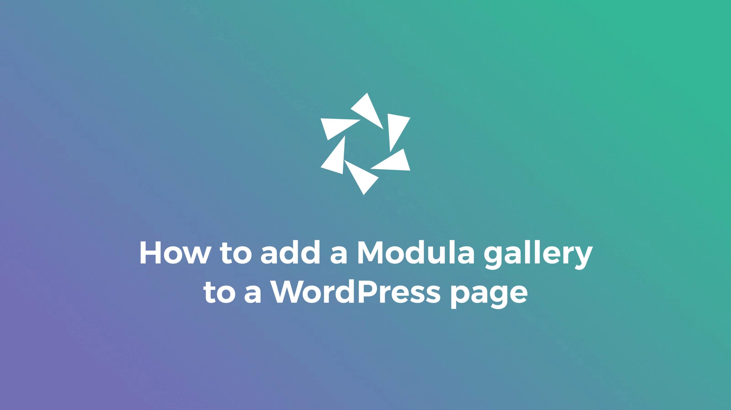 How To Add A Modula Gallery To A WordPress Post Or Page – Modula