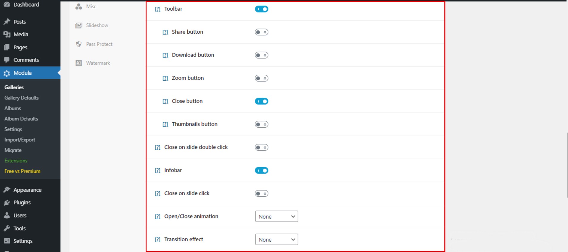 Modula Lite: Features and Limitations