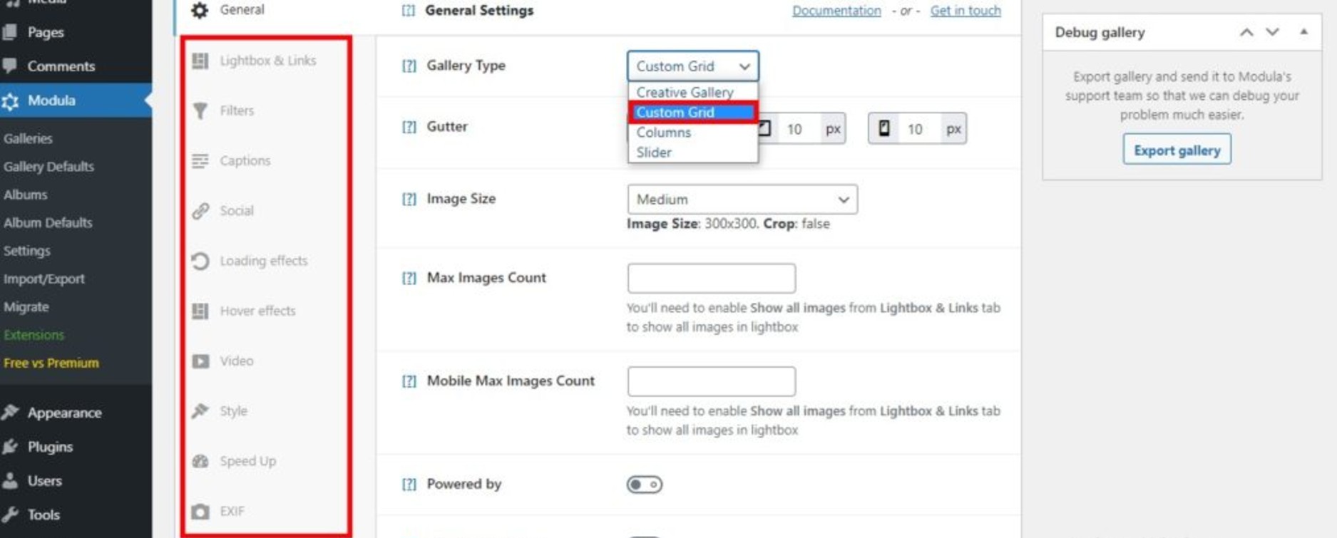 How to create password-protected image galleries - WordPress Modula