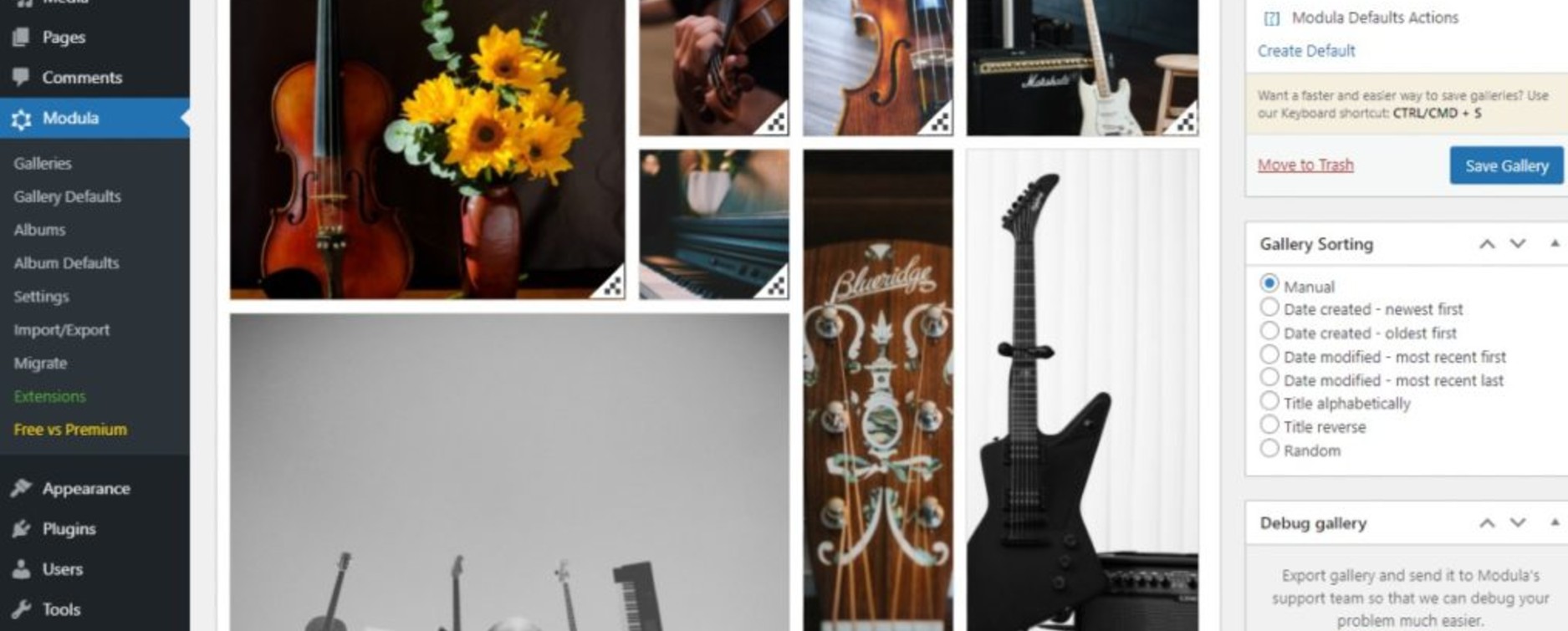 How to create password-protected image galleries - WordPress Modula