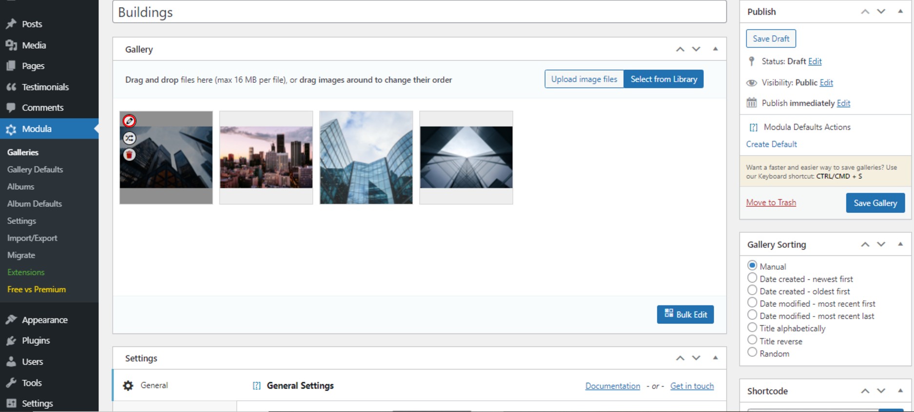 How to edit your image and video gallery's title and captions in WordPress