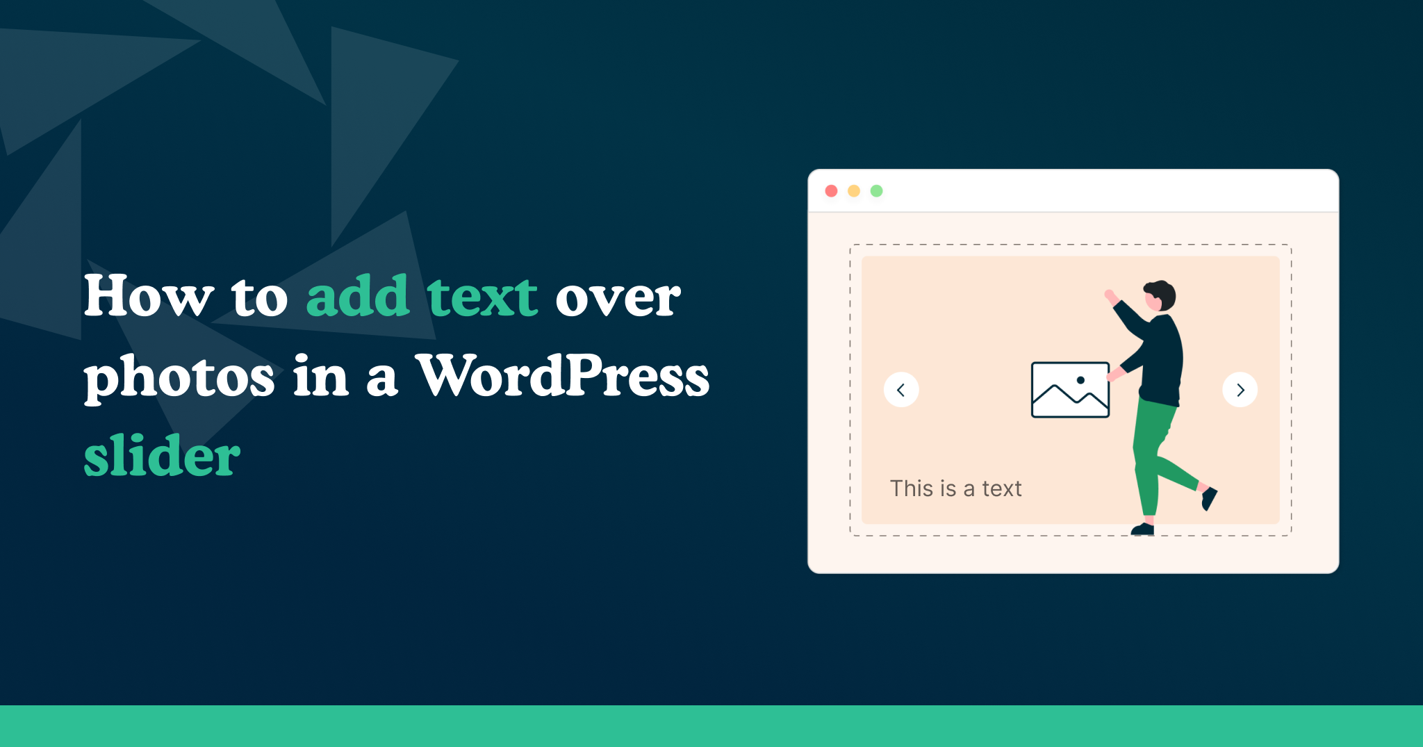 How To Add Captions Under Photos In A WordPress Slider