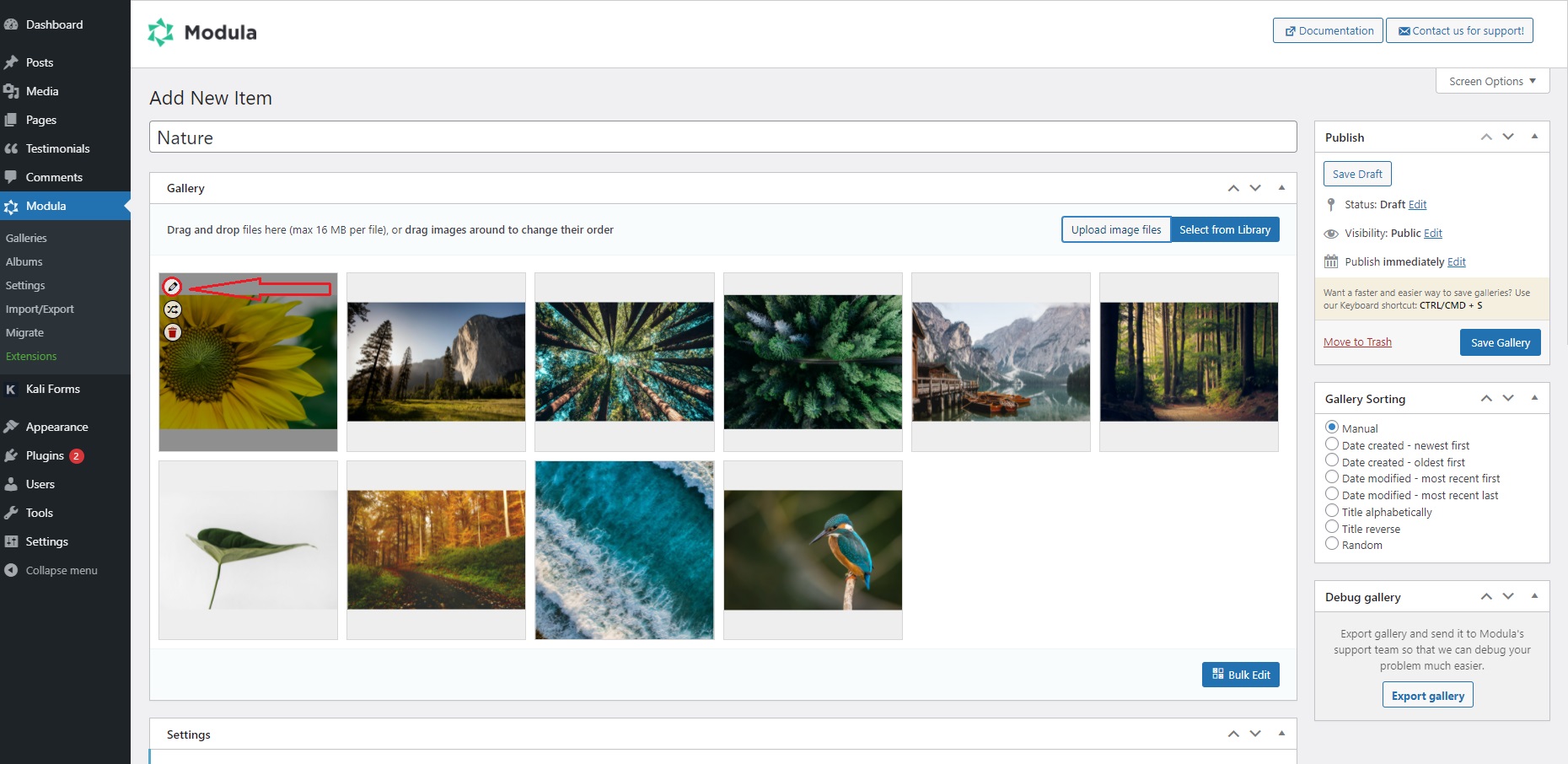 How To Create A WordPress Image Gallery With Captions