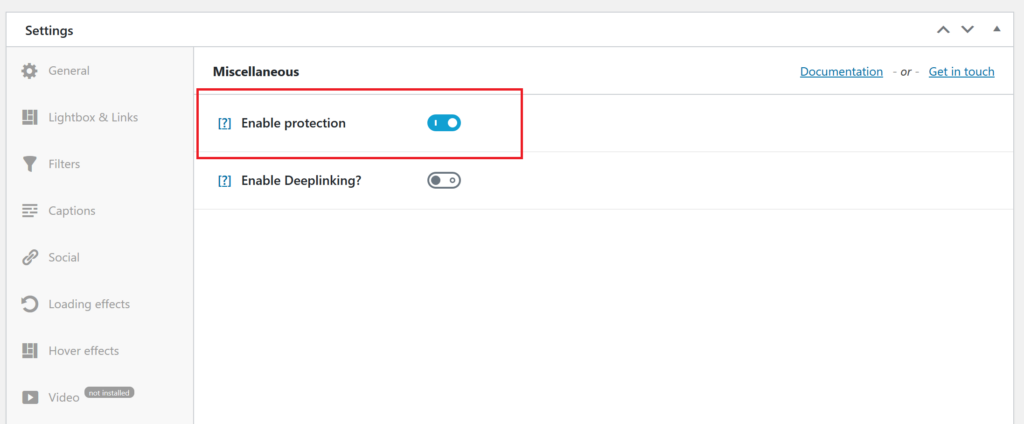 Modula Right Click Protection Extension