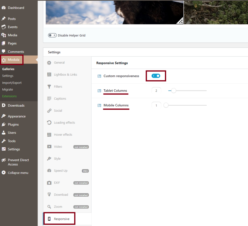How to display different column sizes on mobile & desktop