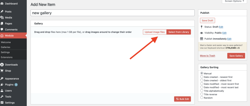 How to Create a Modula Gallery with Captions and Titles Under the Images