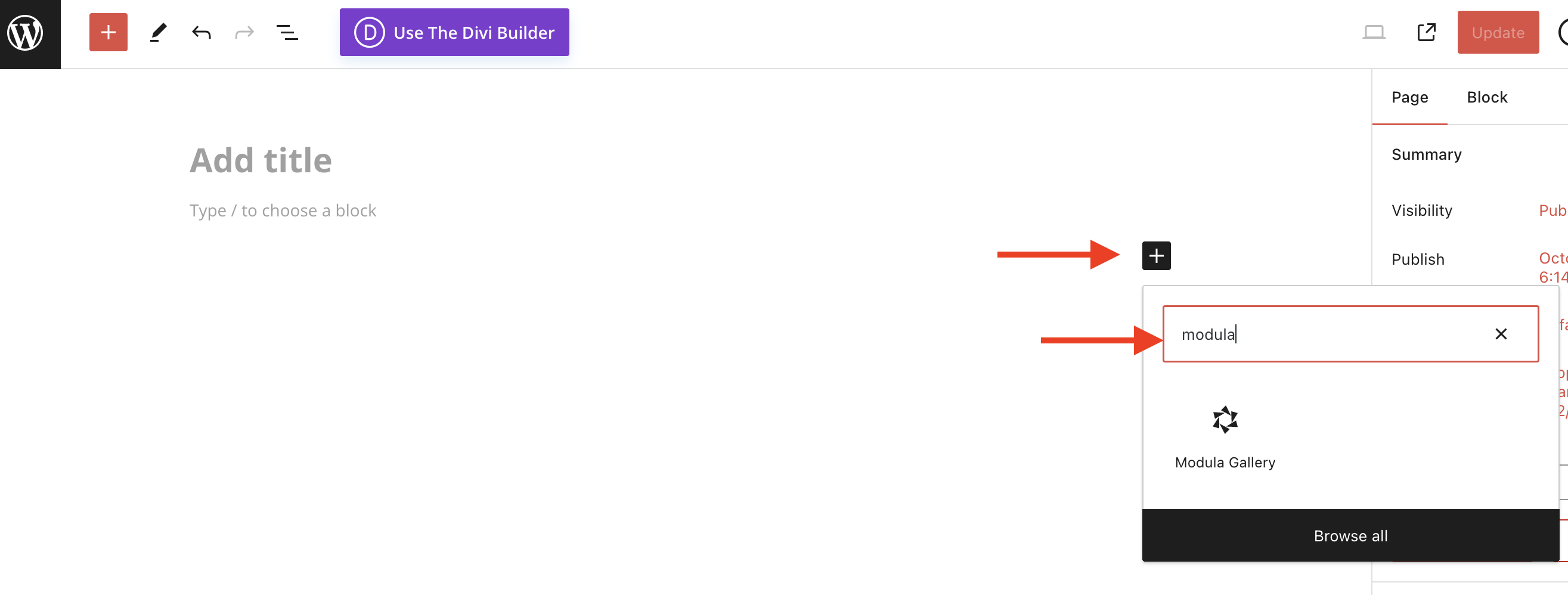 How to Insert Modula Galleries in WordPress Posts and Pages