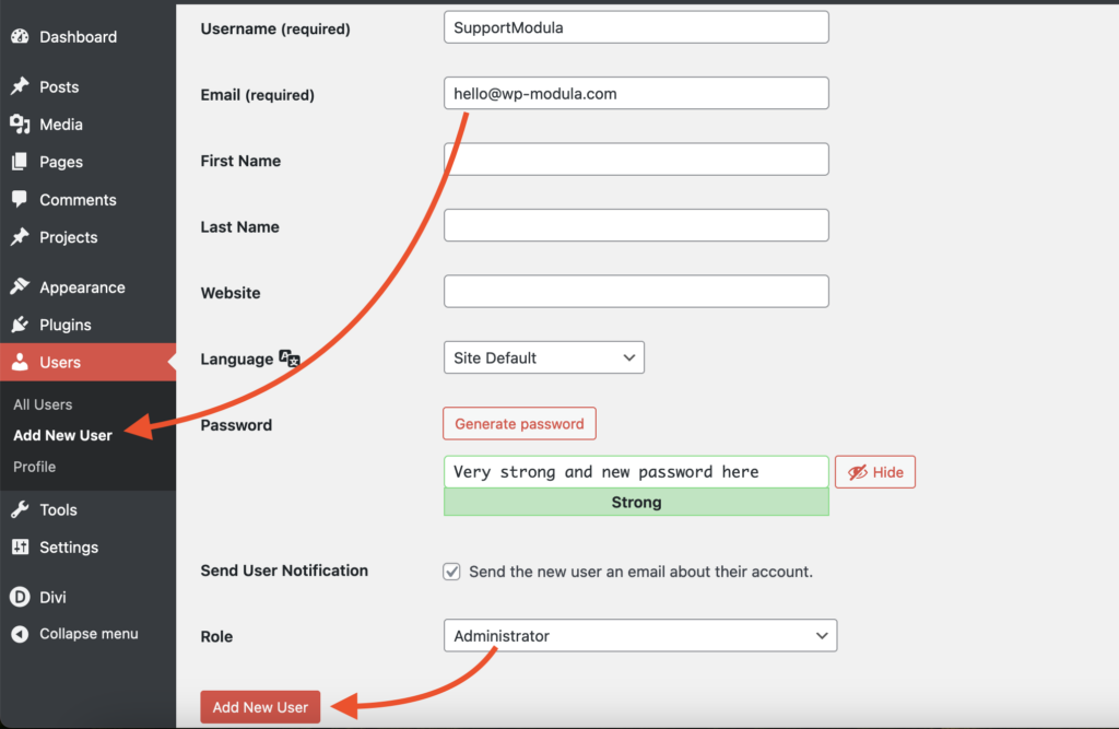 How To Create Temporary Admin Users For Support In Wordpress