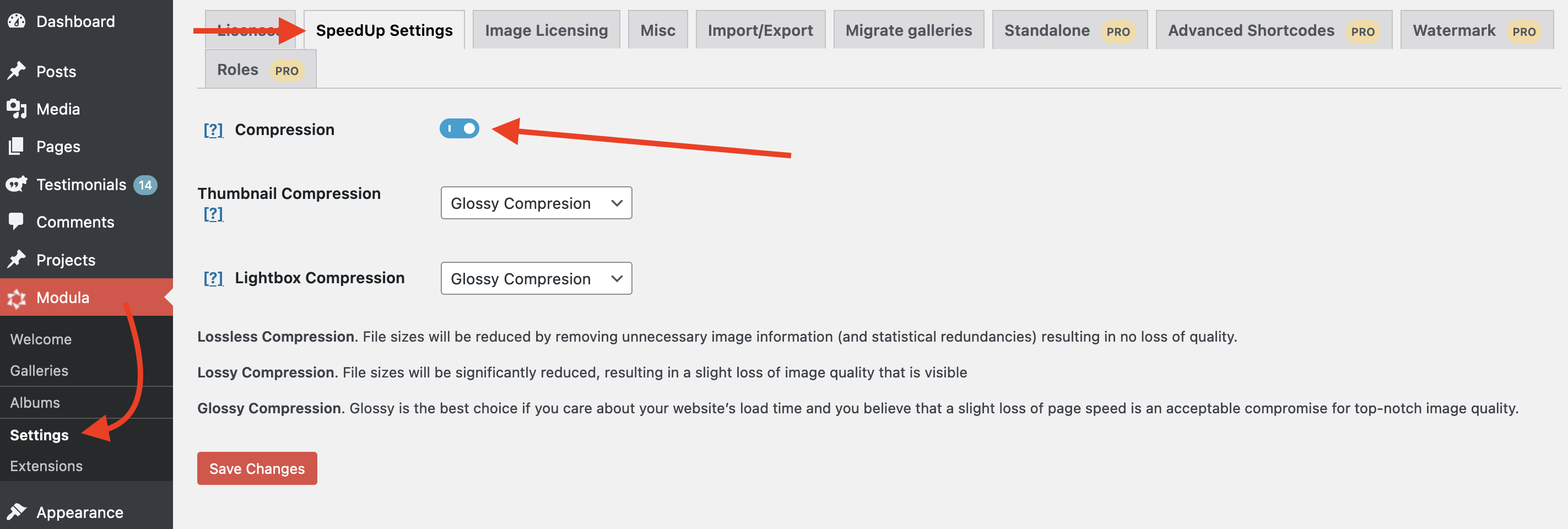 Modula Speed Up Extension