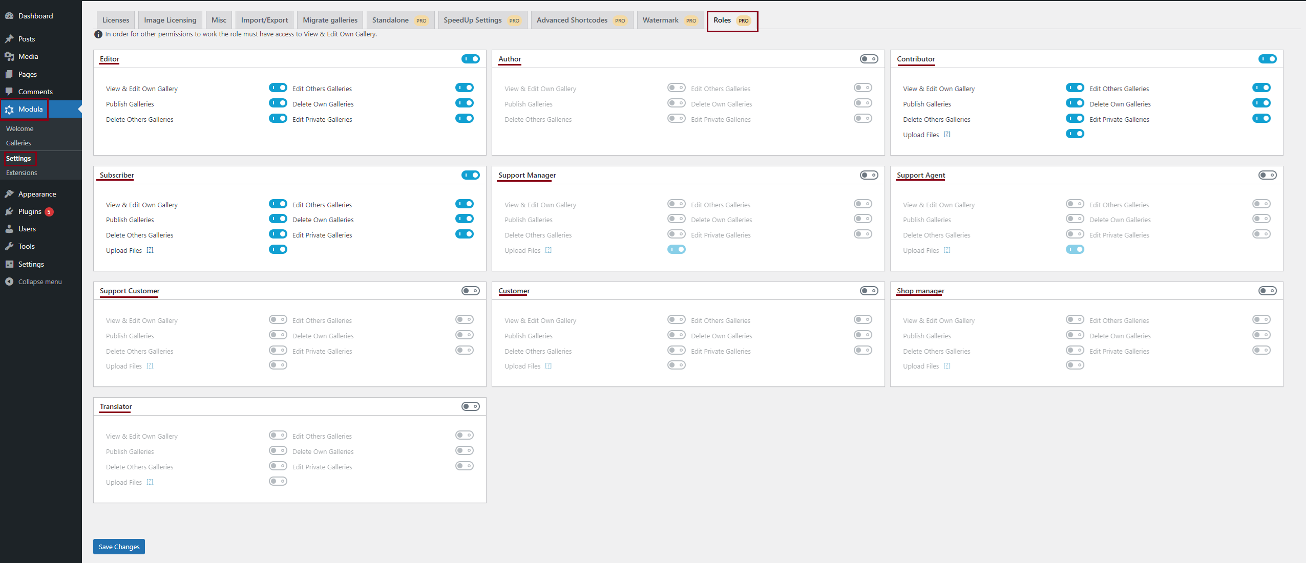 Modula Roles – Modula